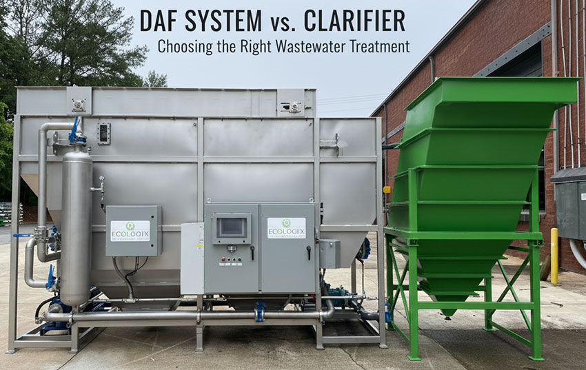 DAF System vs. Clarifier: Choosing the Right Wastewater Treatment ...